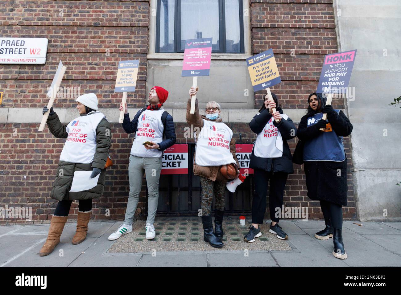 RCN, The Royal College of Nursing, staged a two day strike in February ...