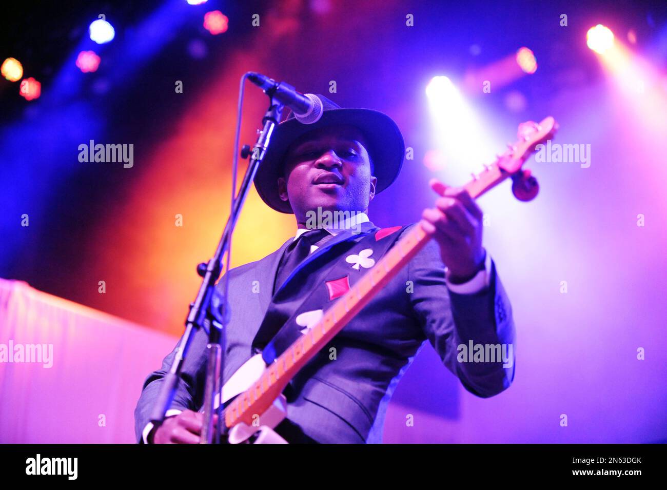Roman Gianarthur performing as part of the Electric Lady Tour at The ...