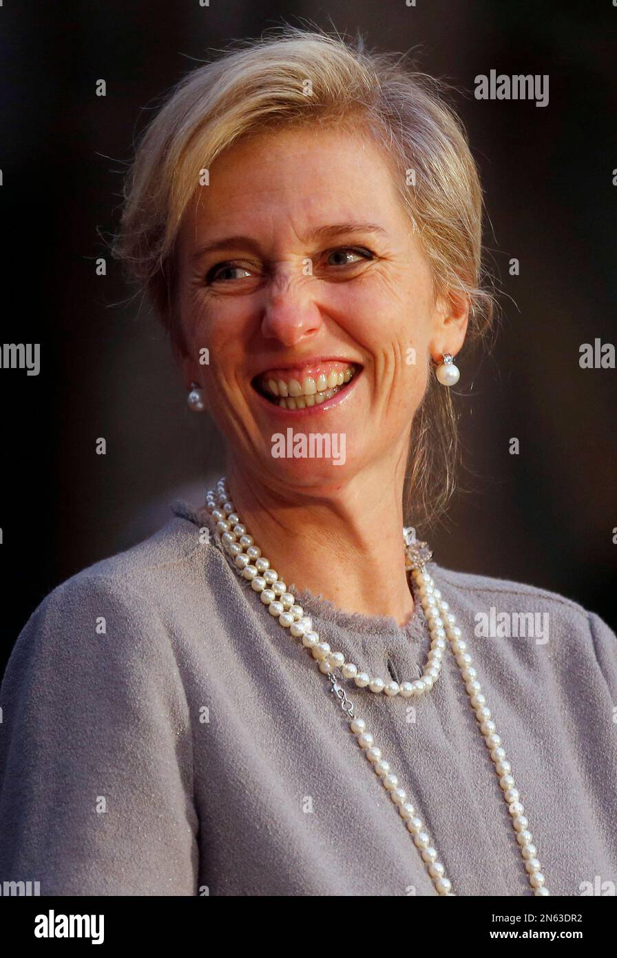 Belgium's Princess Astrid smiles during the inauguration of ‘Flemish ...