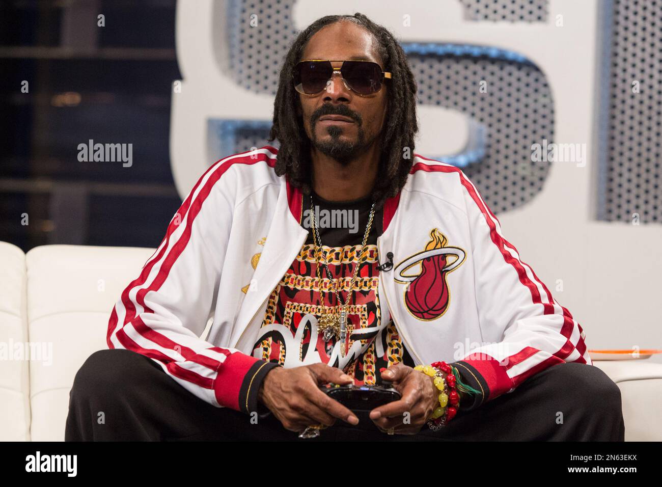 Snoop Dogg on set during filming of SKEE Live on Tuesday November 26 ...