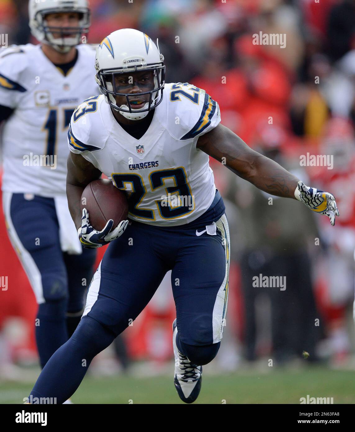 San Diego Chargers running back Ronnie Brown (23) during the second ...