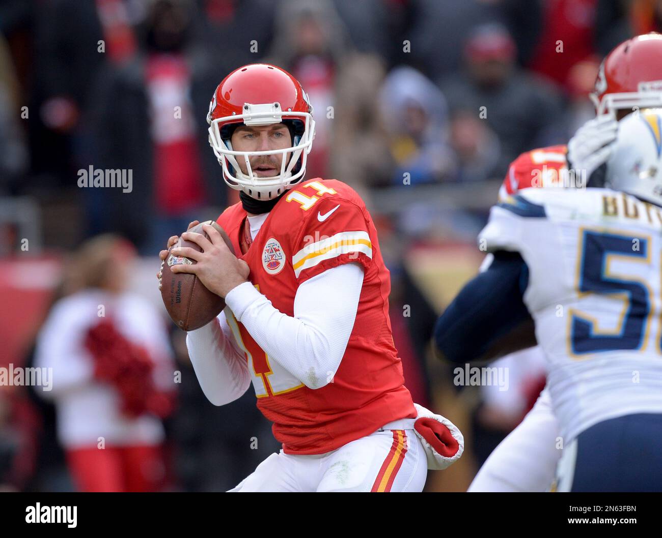 Kansas City Chiefs quarterback Alex Smith (11) during the second half ...