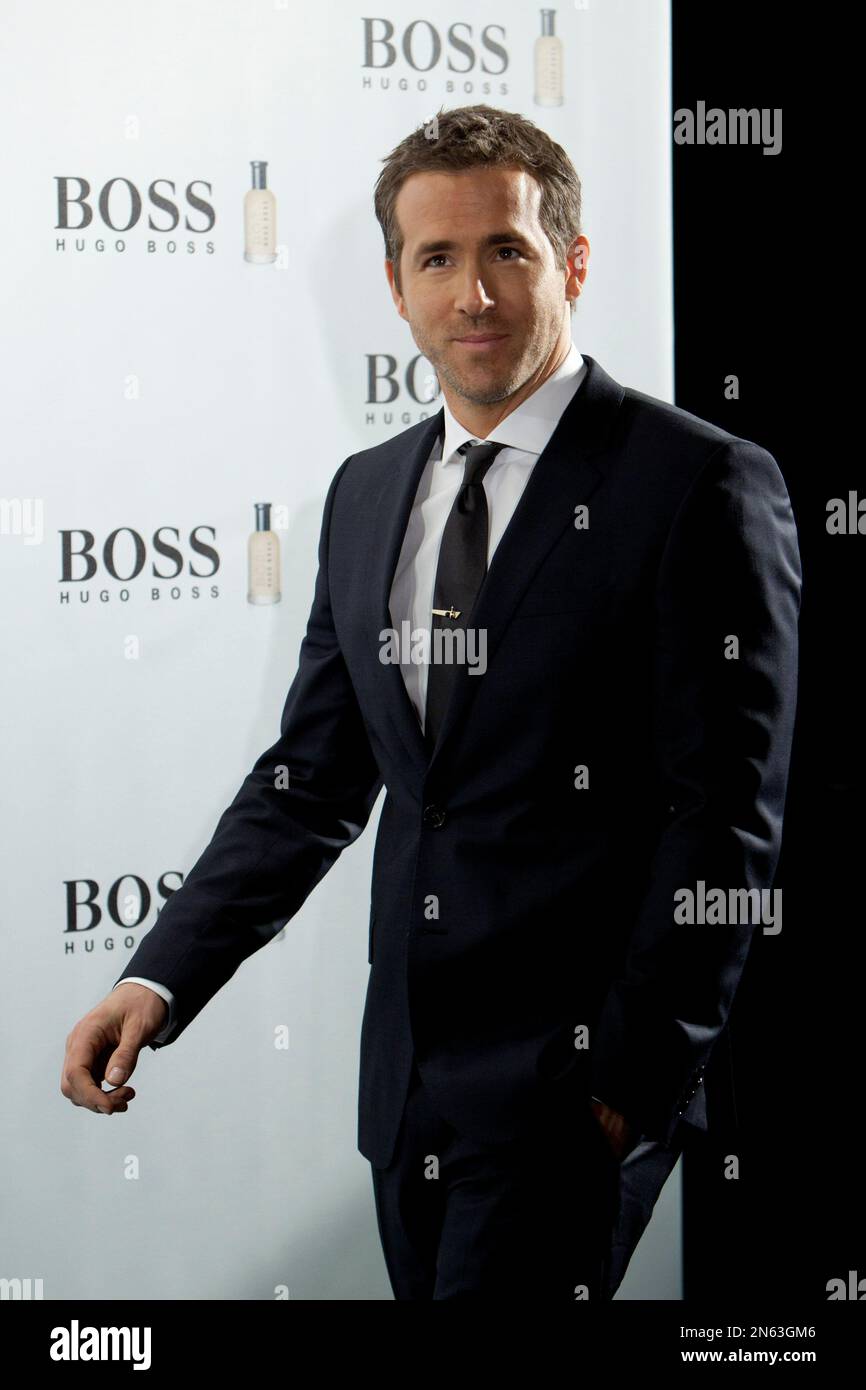 Canadian actor Ryan Reynolds poses for photographers during the 15th ...