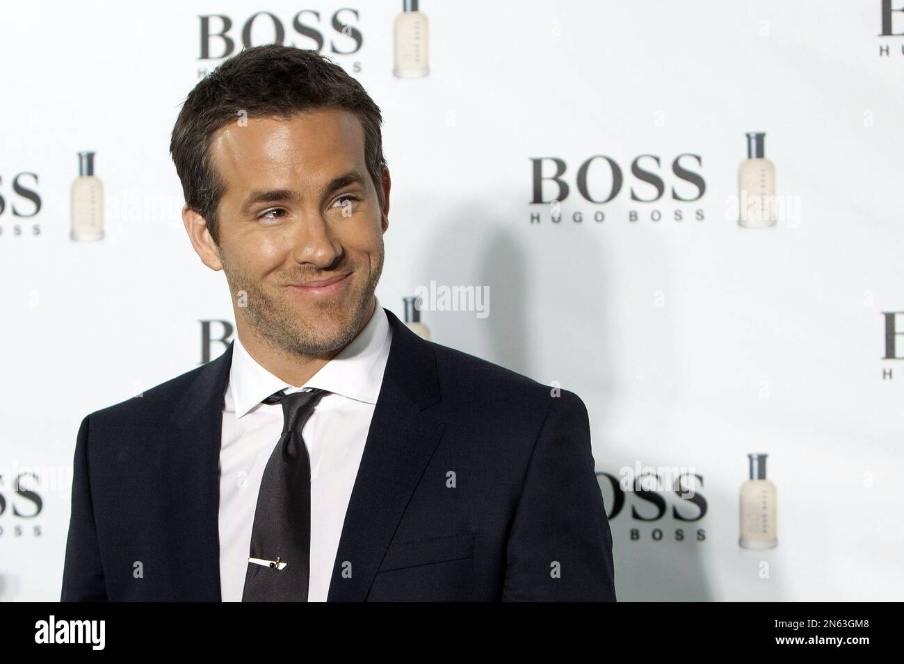 Canadian actor Ryan Reynolds poses for photographers during the 15th ...