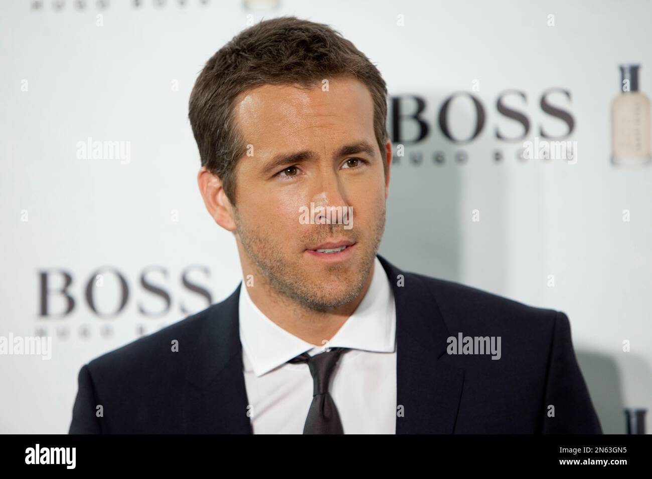 Canadian actor Ryan Reynolds poses for photographers during the 15th ...
