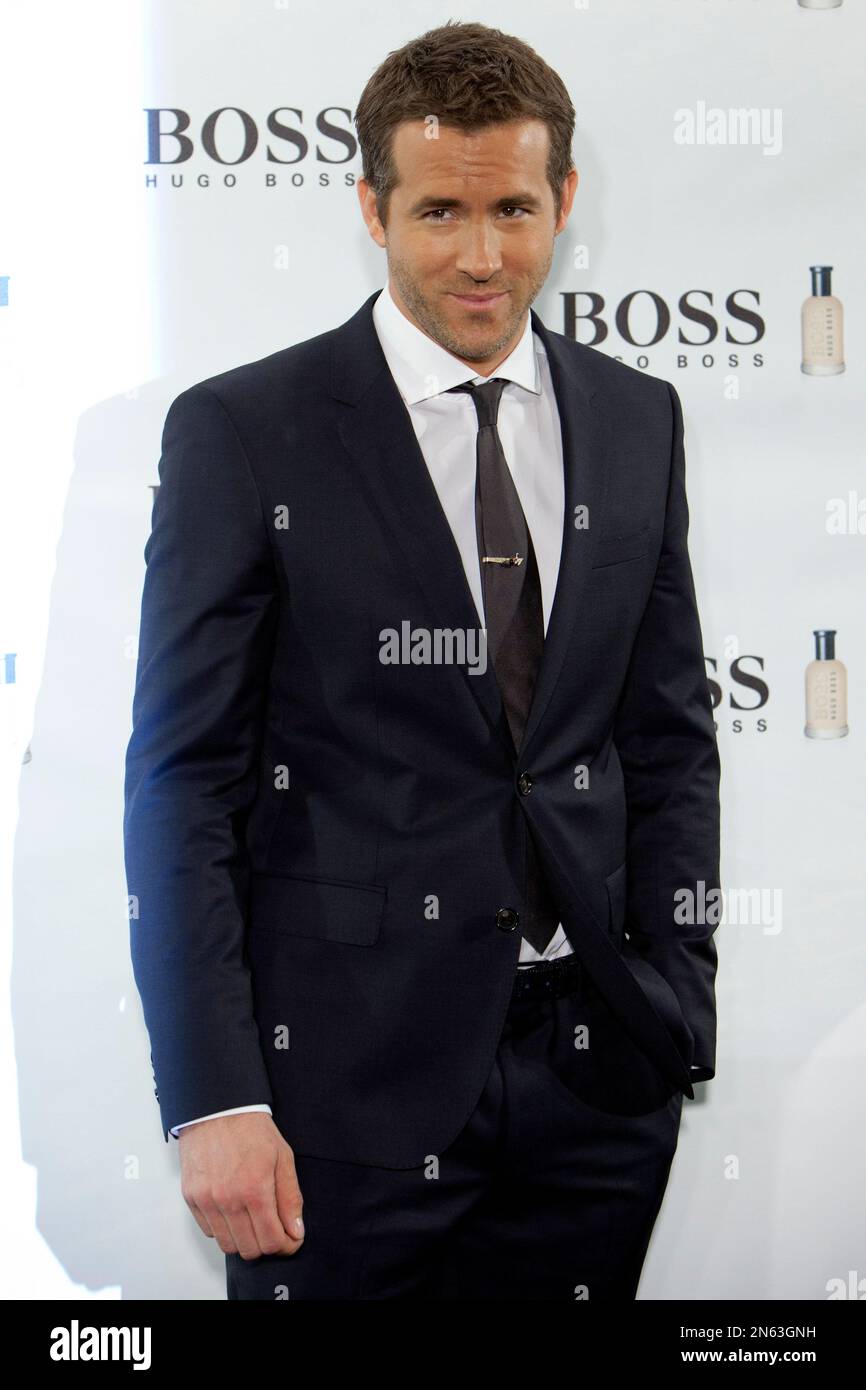 Canadian actor Ryan Reynolds poses for photographers during the 15th ...