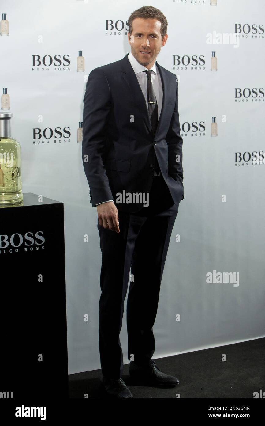 Canadian actor Ryan Reynolds poses for photographers during the 15th ...