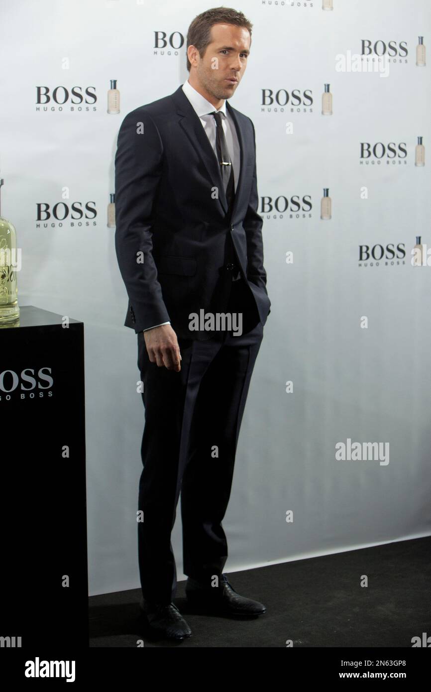 Canadian actor Ryan Reynolds poses for photographers during the 15th ...