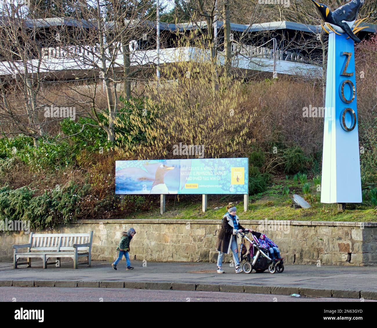 Costorphine road entrance hi-res stock photography and images - Alamy