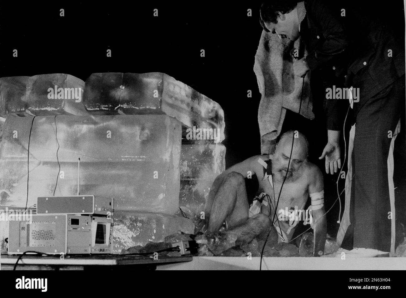 New Jersey's James Randi, better known as the Amazing Randi, slides out ...