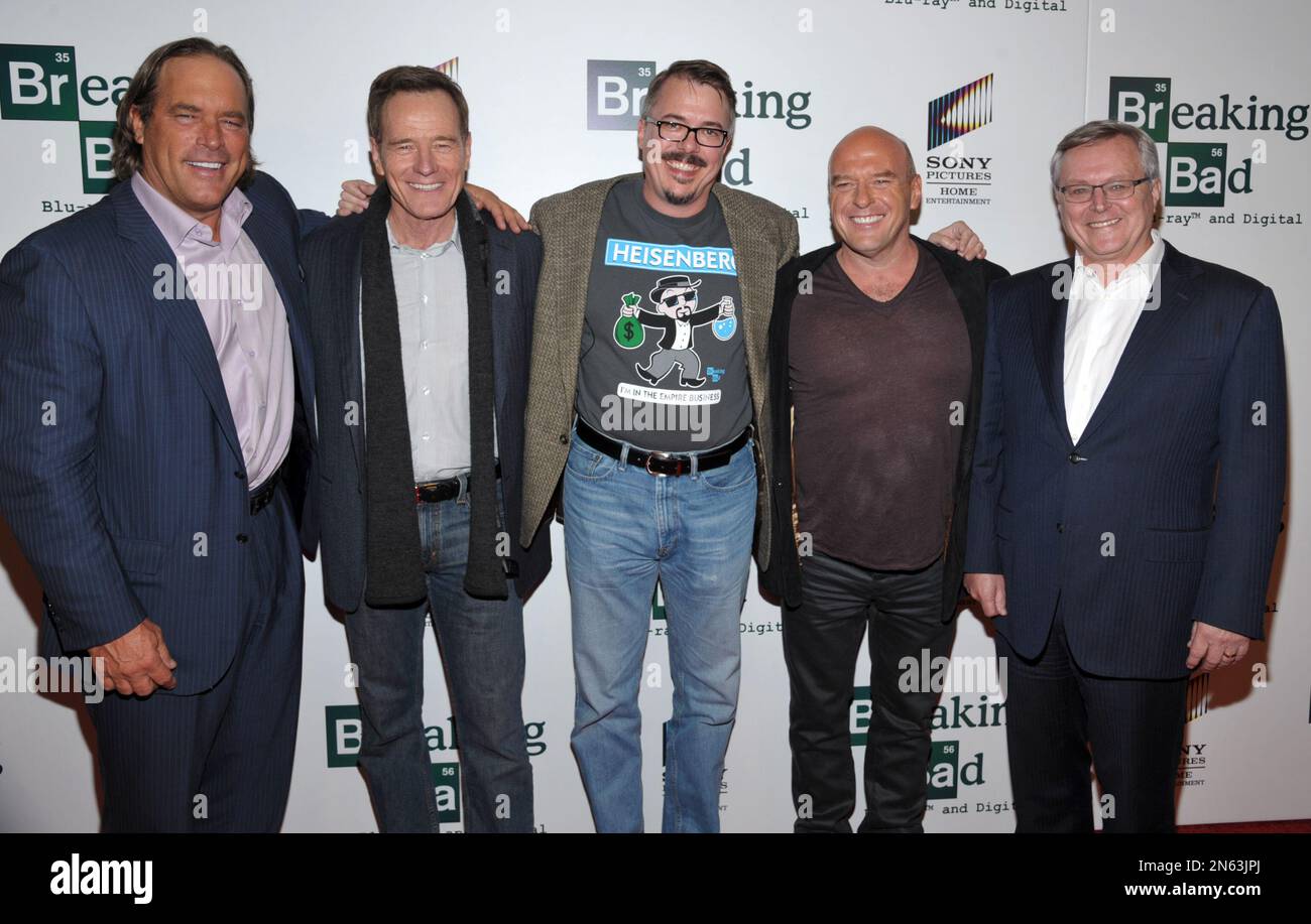 From left, President of Sony Pictures Television Steve Mosko, Bryan ...