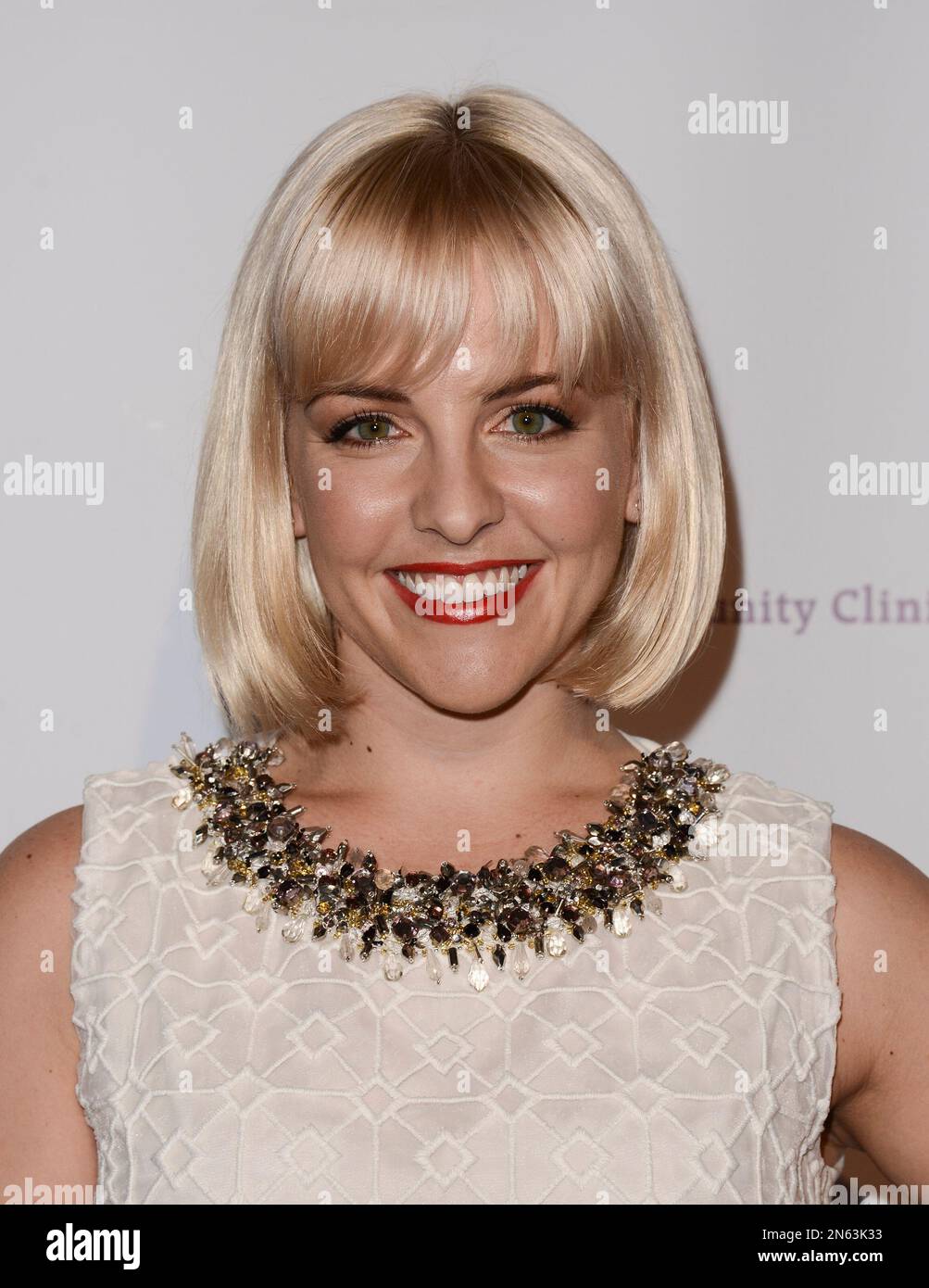 Actress Helene York arrives at the Saban Community Clinic's benefit ...