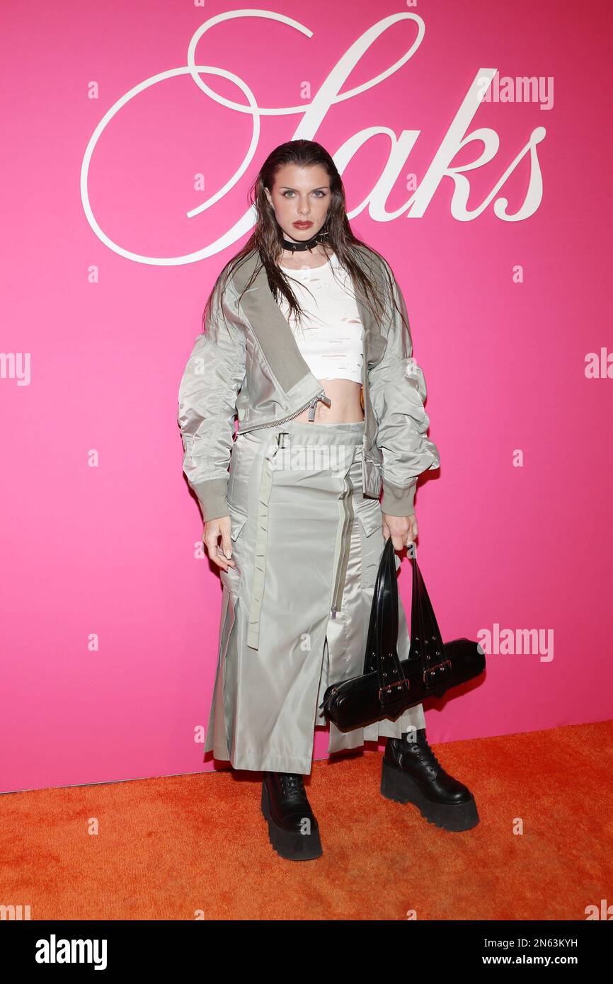 Saks New York Fashion Week Kick-off Party hosted by Emma Roberts, held ...