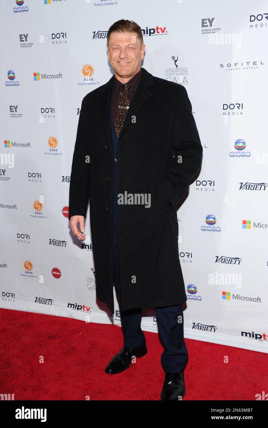 British actor Sean Bean arrives at the 2013 International Emmy Awards ...