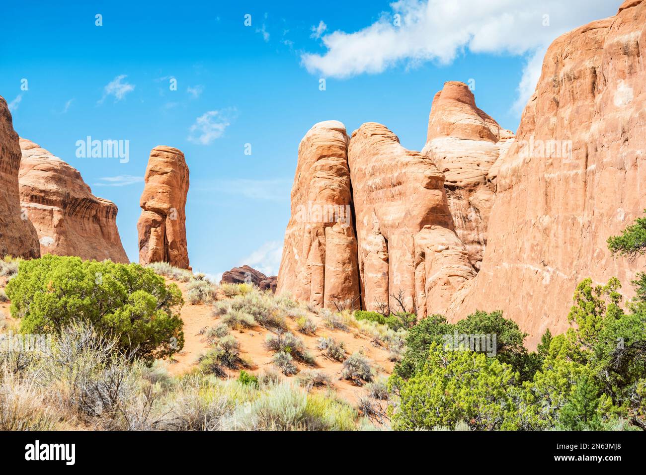 Rock formations arches national park hi-res stock photography and ...