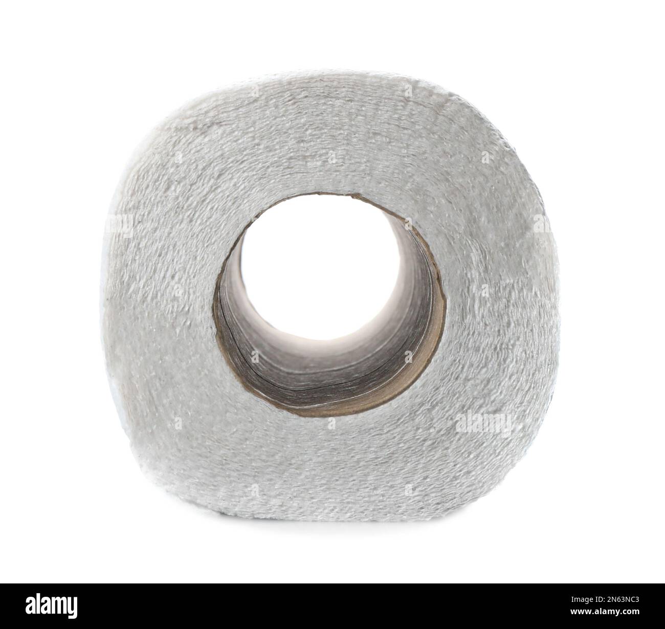 Roll of paper tissues isolated on white Stock Photo - Alamy