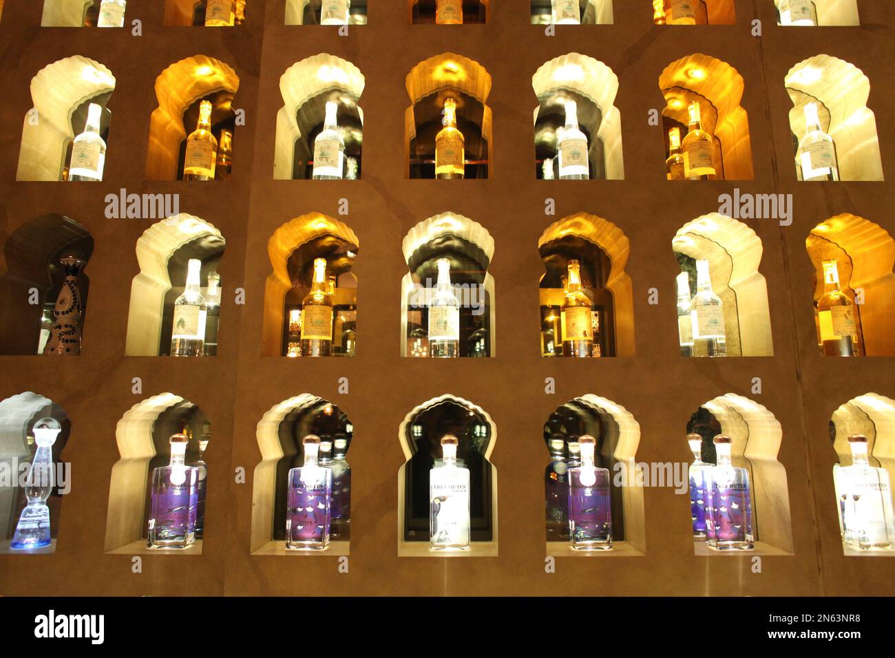 Red O restaurant interior during a party at Red O Restaurant in Fashion ...