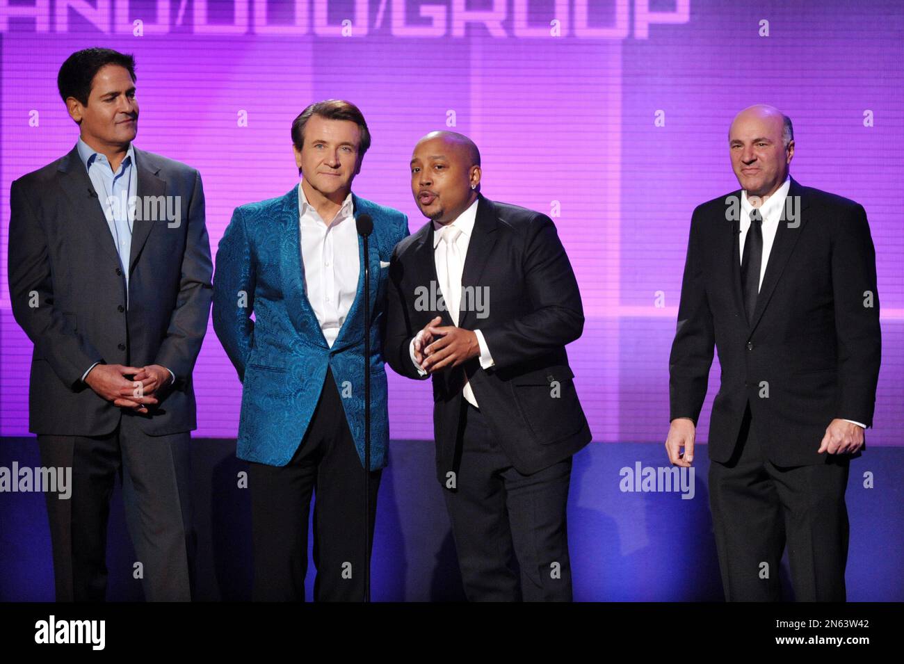 From left, Mark Cuban, Robert Herjavec, Daymond John and Kevin O'Leary ...