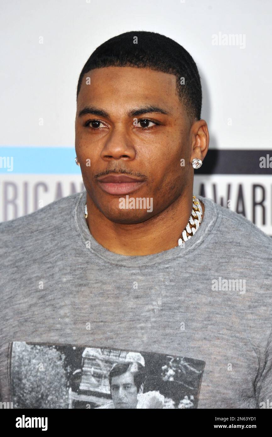 Nelly arrives at the American Music Awards at the Nokia Theatre L.A ...