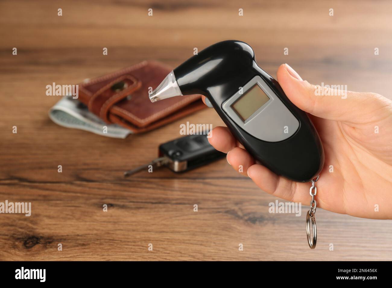 Female driver breathalyzer hi-res stock photography and images - Alamy