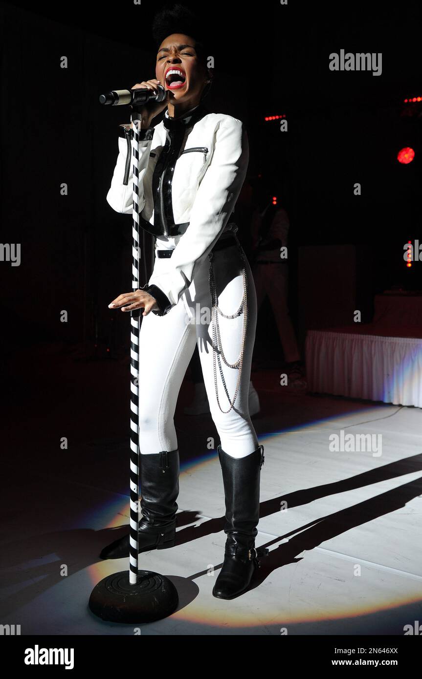Janelle Monae performs during the Electric Tour at the Fillmore Miami ...