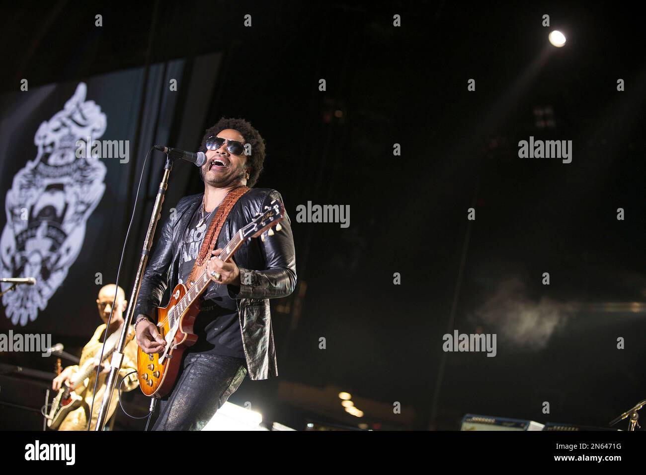 Lenny Kravitz performs during the 10 Year Anniversary Party for ...