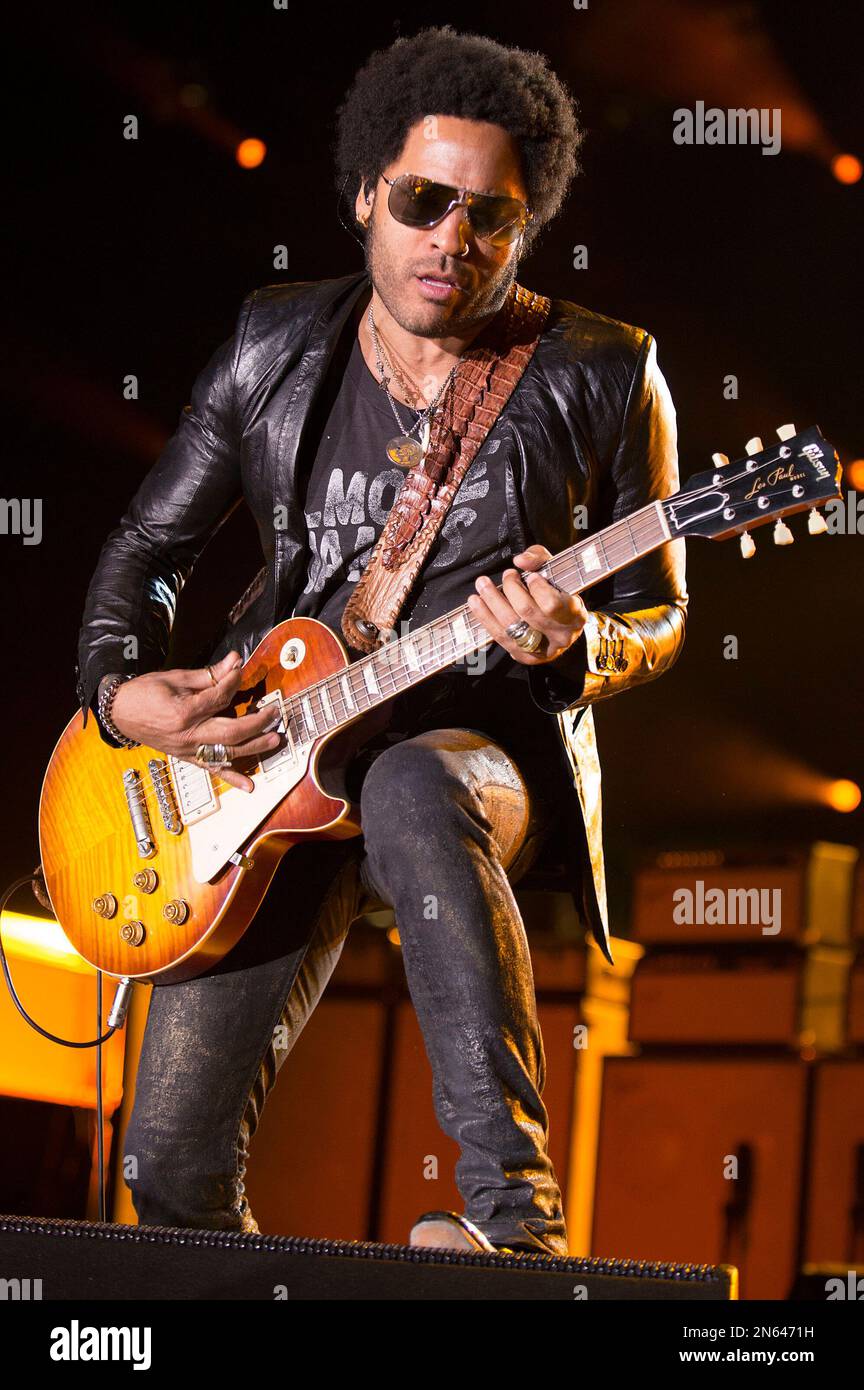 Lenny Kravitz performs during the 10 Year Anniversary Party for ...