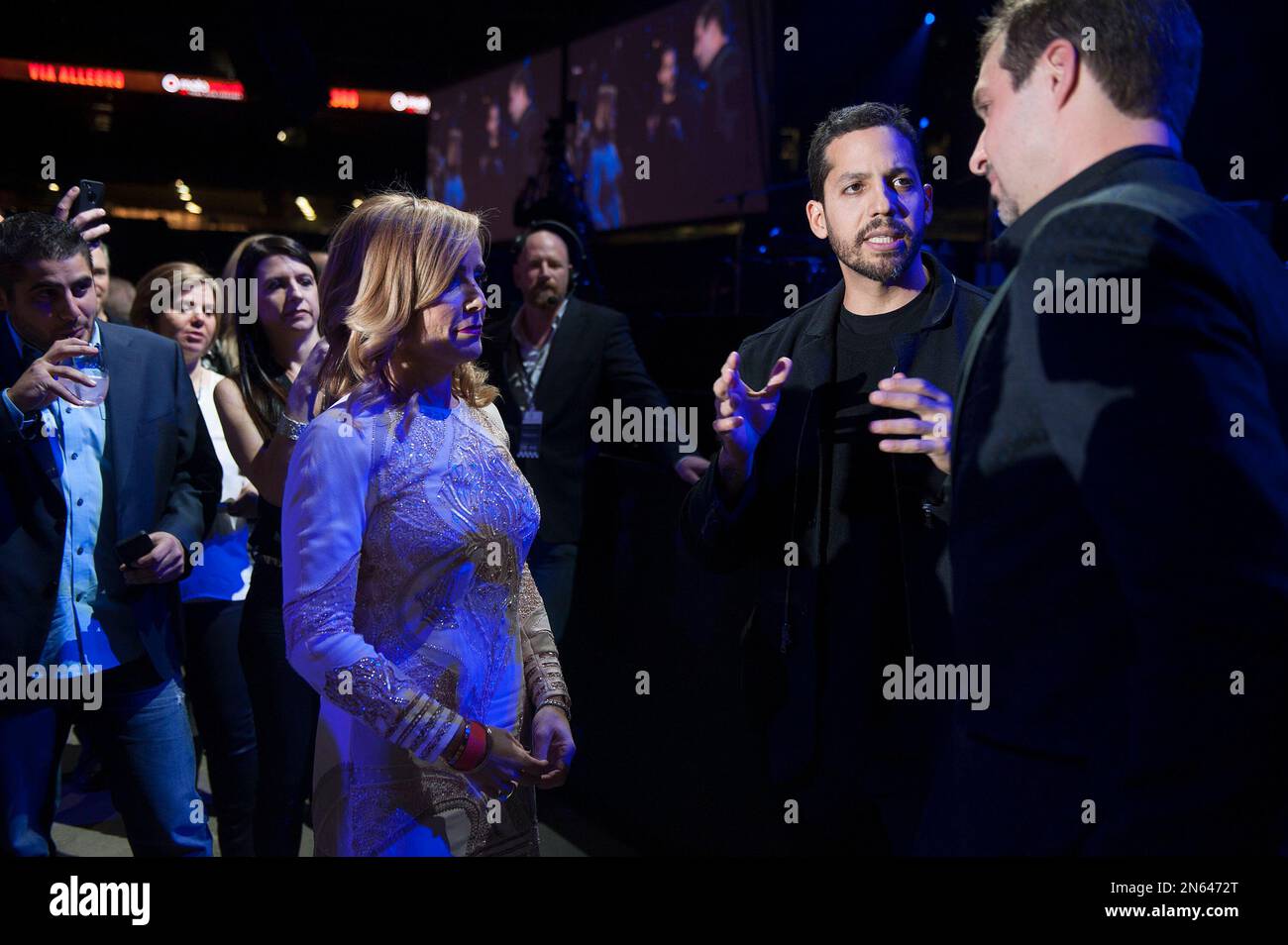 American illusionist David Blaine performs during the 10 Year ...