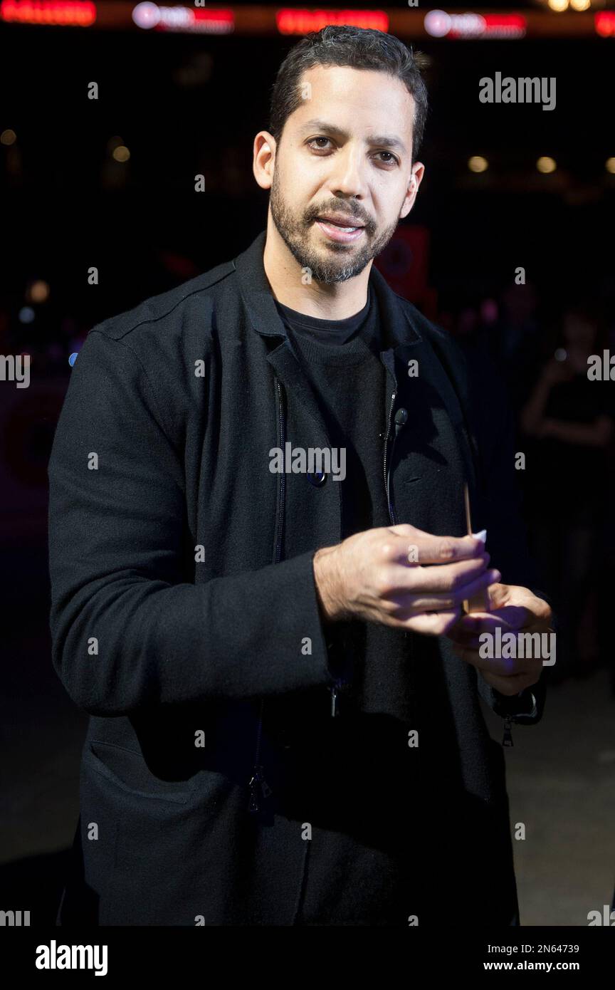 American illusionist David Blaine performs during the 10 Year ...