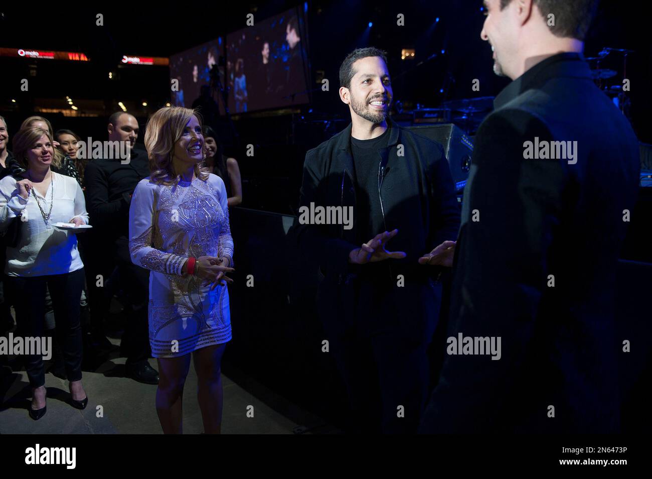 American illusionist David Blaine performs during the 10 Year ...