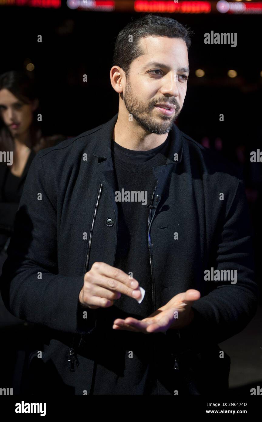 American illusionist David Blaine performs during the 10 Year ...