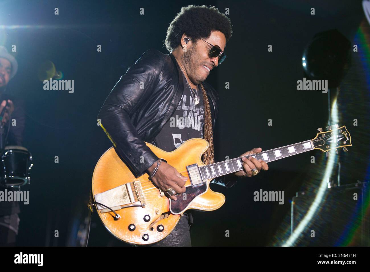 Lenny Kravitz performs during the 10 Year Anniversary Party for ...