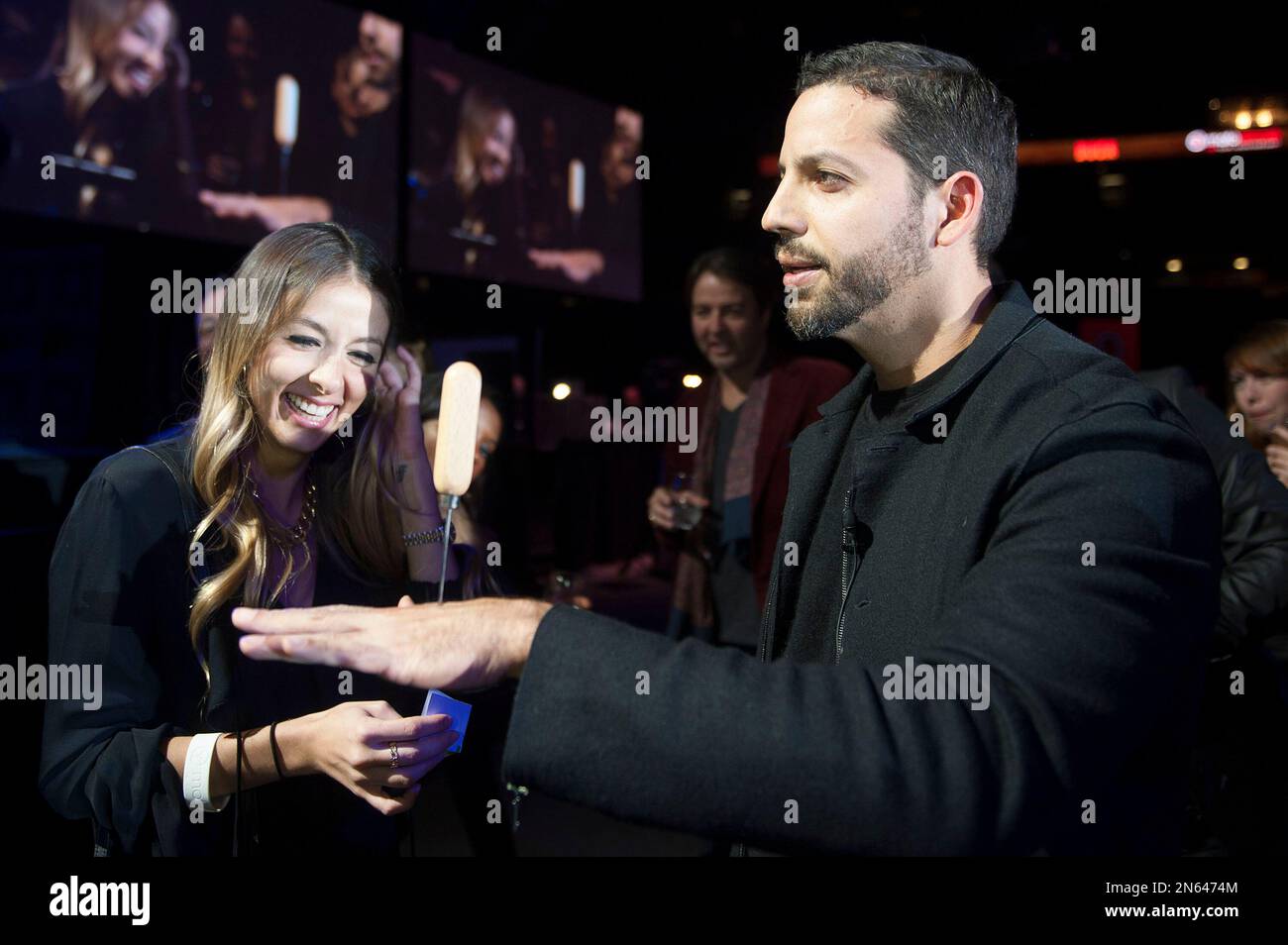 American illusionist David Blaine performs during the 10 Year ...