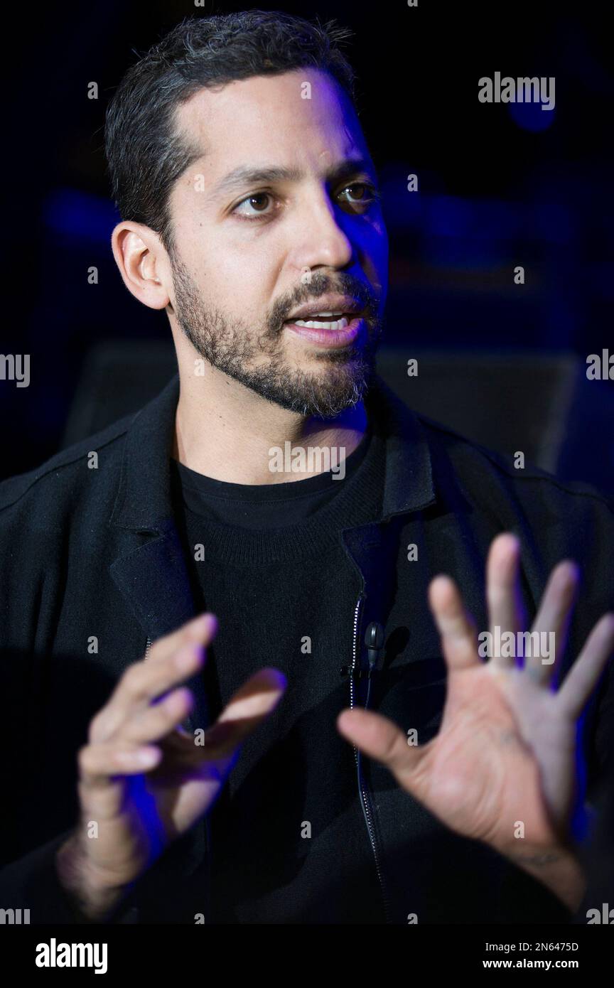 American illusionist David Blaine performs during the 10 Year ...