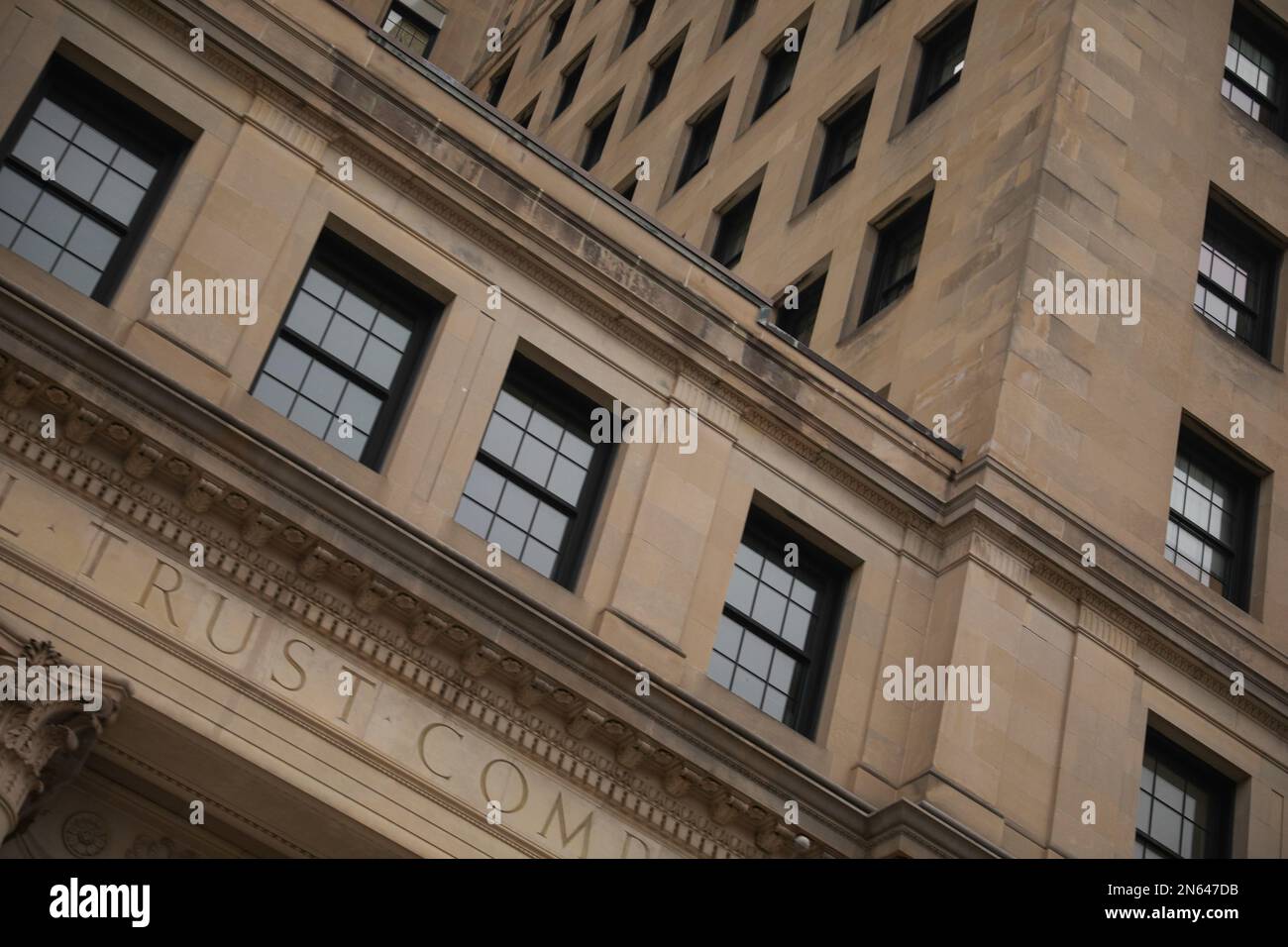 Brick Buildings with windows old Stock Photo - Alamy