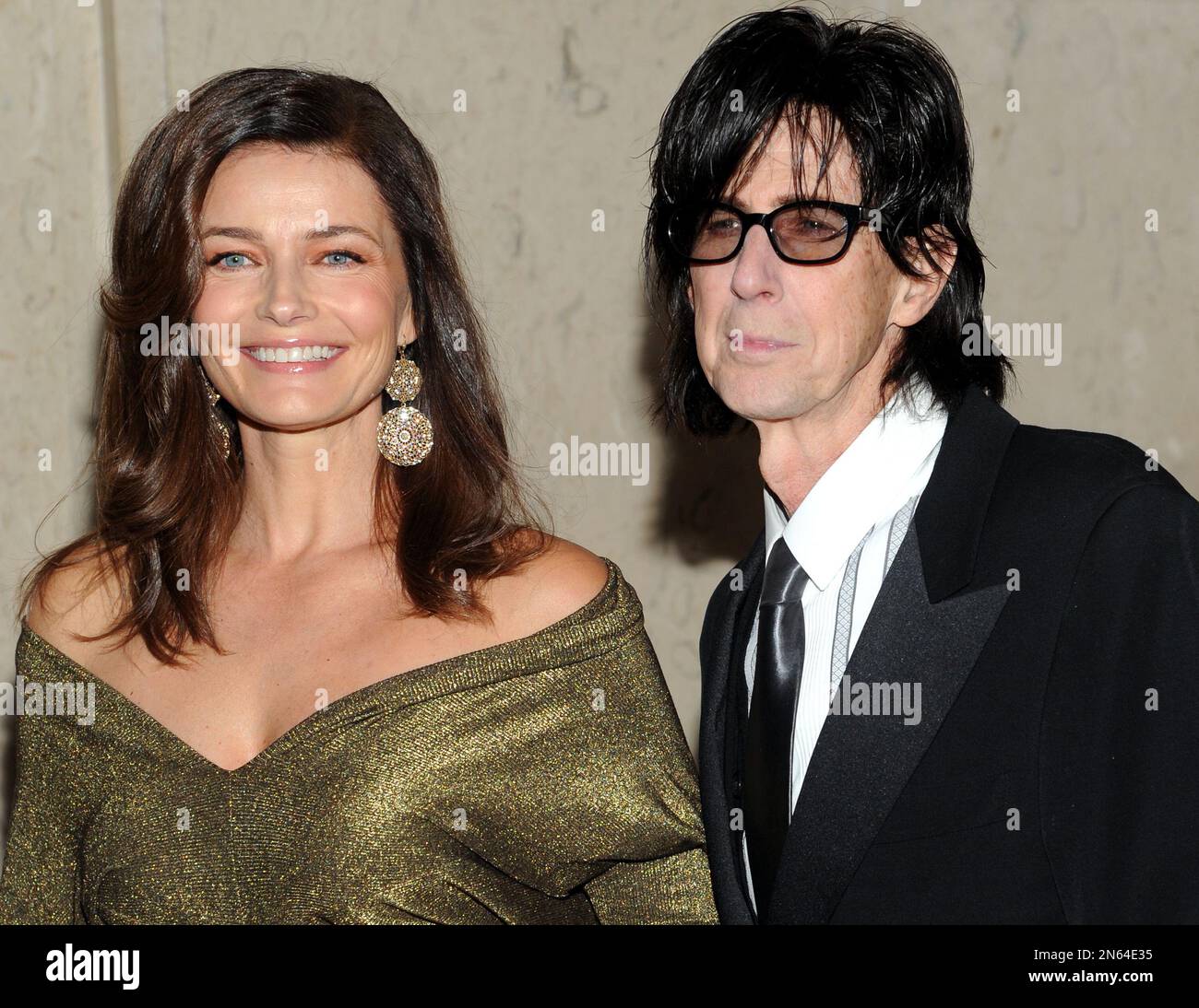 Model Paulina Porizkova and husband Ric Ocasek attends the American ...