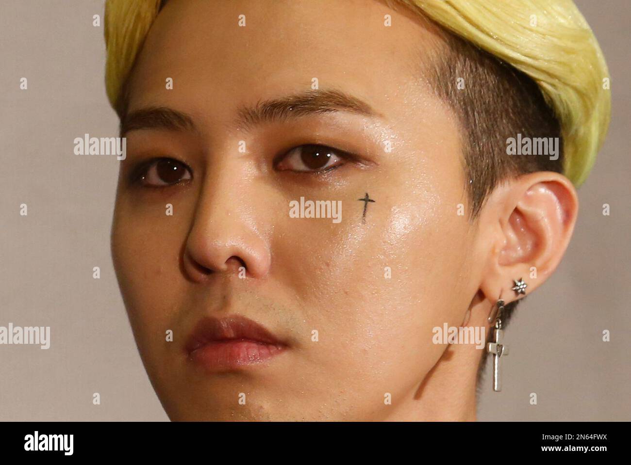 South Korean artist Kwon Ji-yong, also name G-Dragon, poses after ...