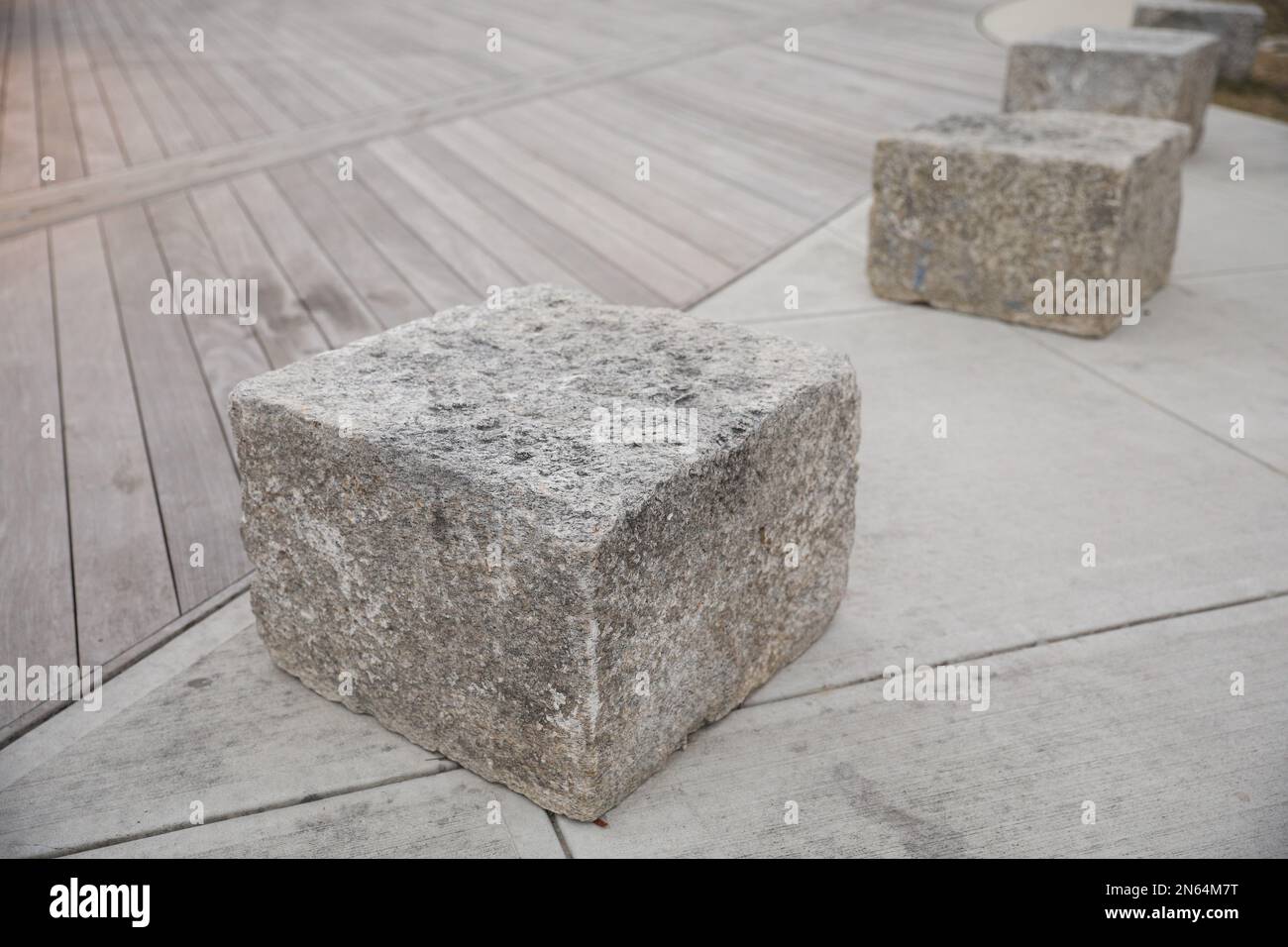 Rocks and boulder nature pollution Stock Photo - Alamy