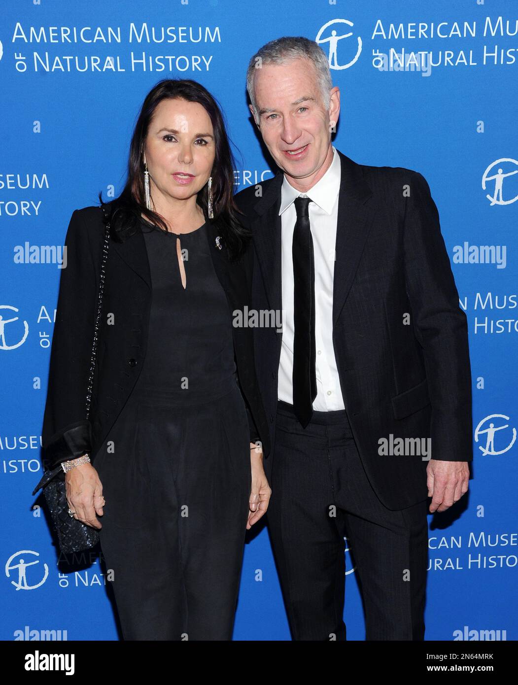 Tennis commentator John McEnroe and wife, Patty Smyth, attend the ...