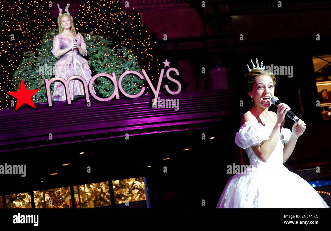 Cinderella stars Rebecca Luker and Laura Osnes are seen at the Macy's ...