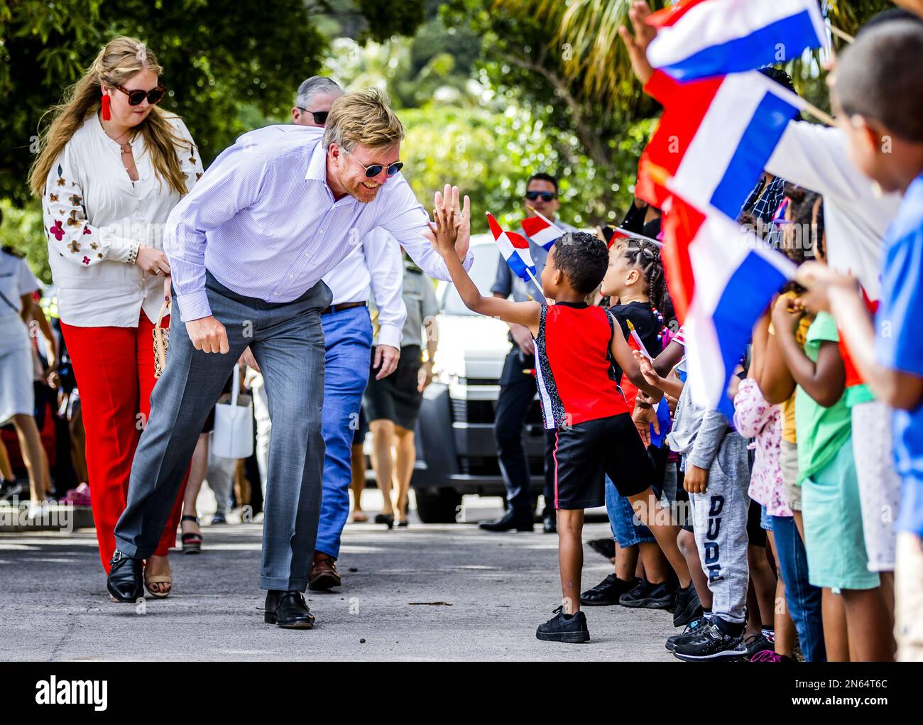 SABA - King Willem-Alexander, Queen Maxima and Princess Amalia visit ...