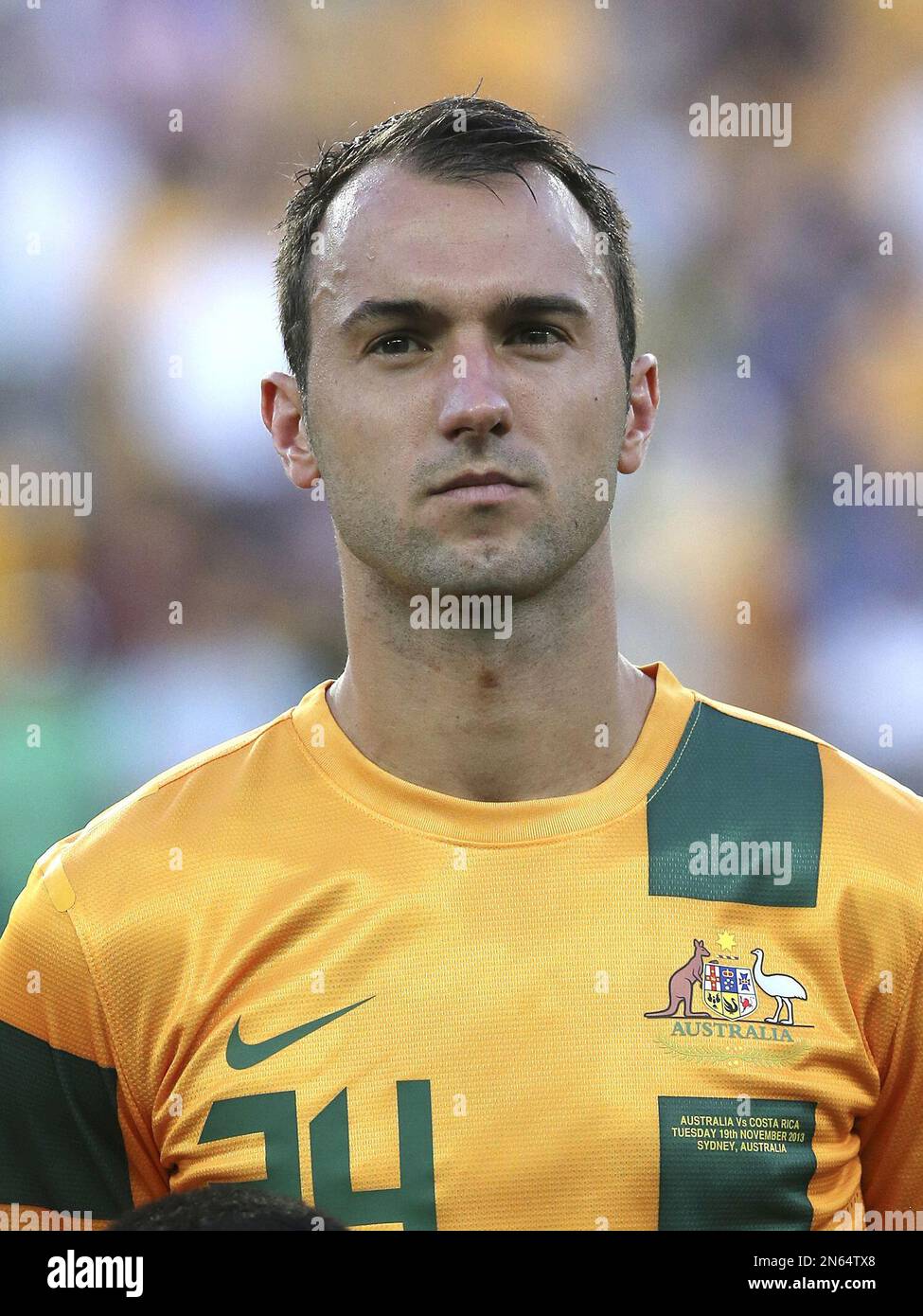 Australia's Ivan Franjic during their international soccer friendly ...