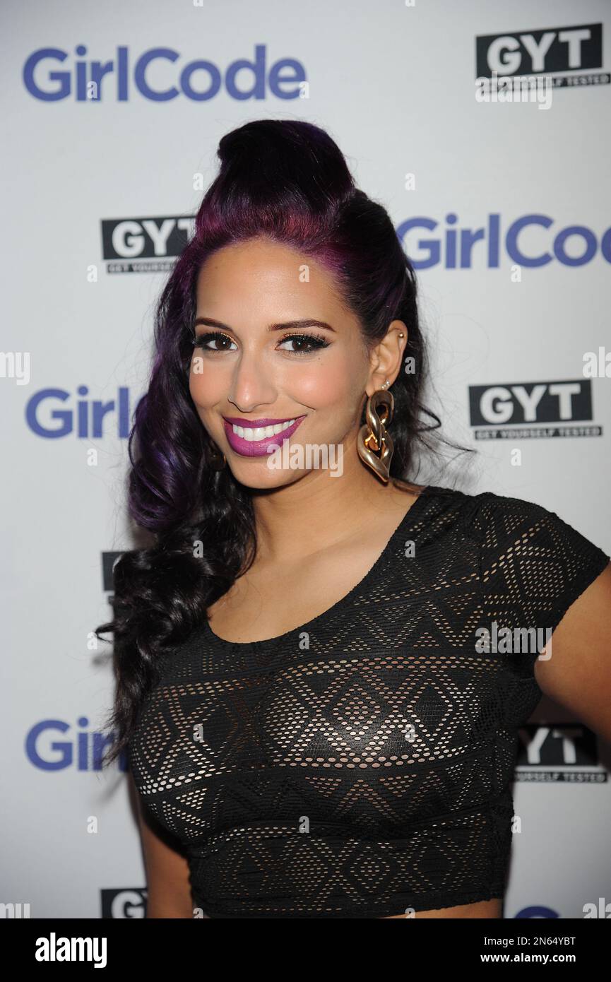 Nessa appears at the MTV "Girl Code" party to celebrate the launch of the "GYT"- Get Yourself ...
