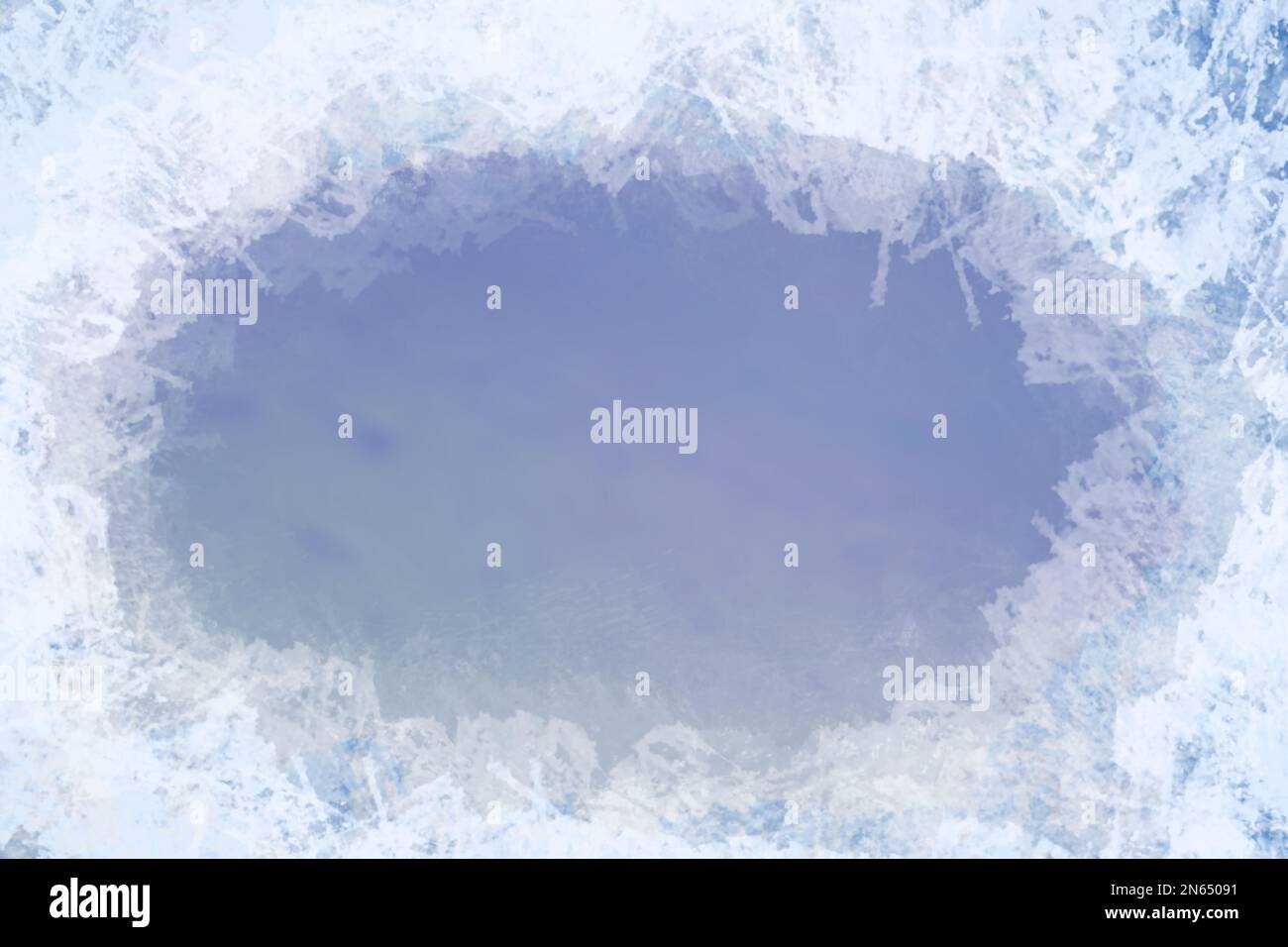 Beautiful frost pattern, illustration. Winter cold weather Stock Photo ...