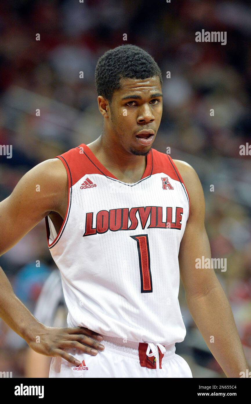 Louisville's Anton Gill in action during the second half of their NCAA ...