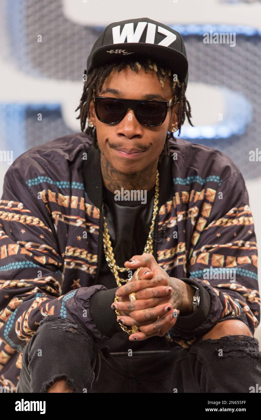 Wiz Khalifa Neck Tattoos Left Side