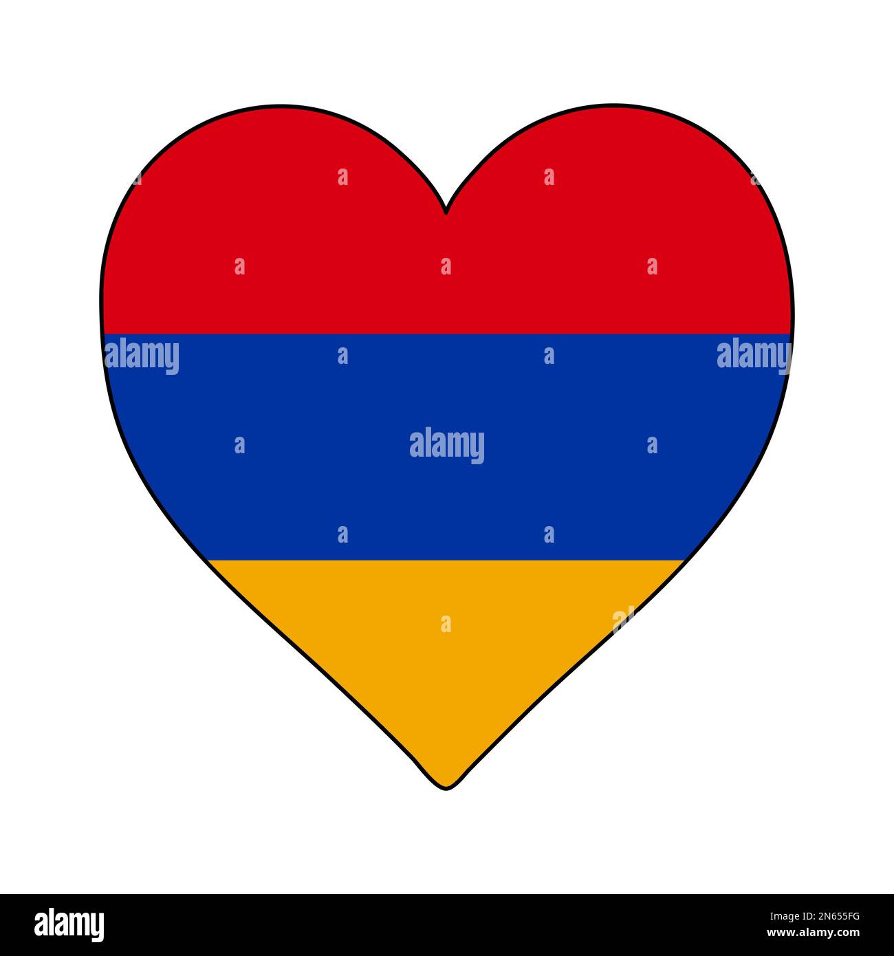 Armenia Heart Shape Flag. Love Armenia. Visit Armenia. Western Asia ...