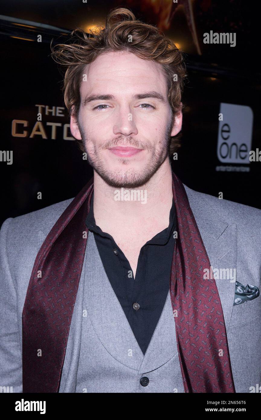 Actor Sam Claflin seen at The Canadian Premiere of The Hunger Games ...