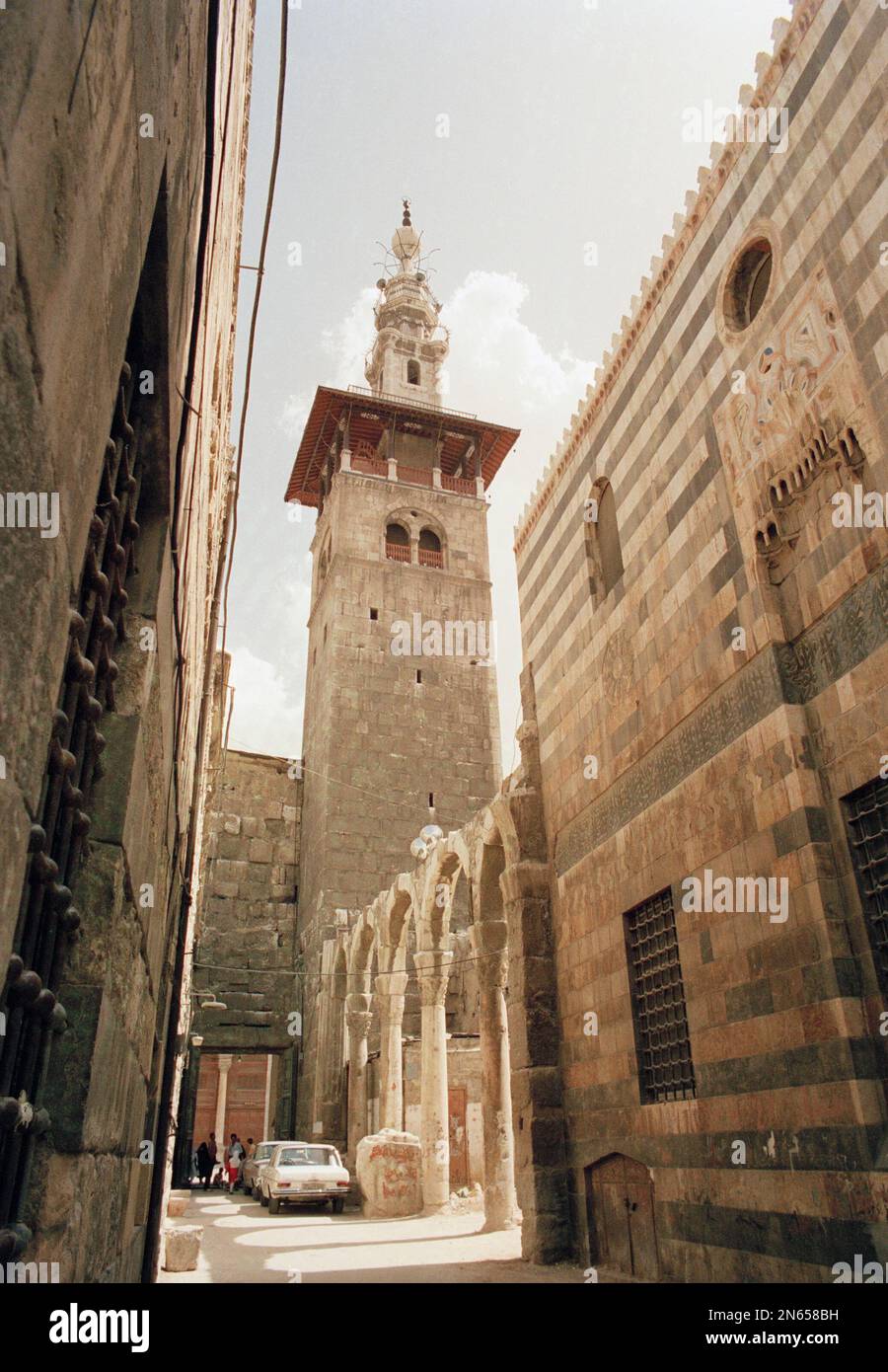 The Damascus Straight Street in Syria, July 1988. (AP Photo/John Rice ...