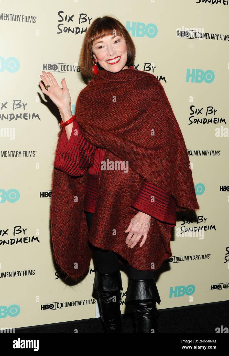 Actress Karen Akers attends the premiere of HBO's "Six By Sondheim" at ...